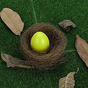 PRETYZOOM Home Decor 3pcs Artificial Bird Artificial Easter Bird Bird Rattan Birds Fake Bird Outdoor Decor