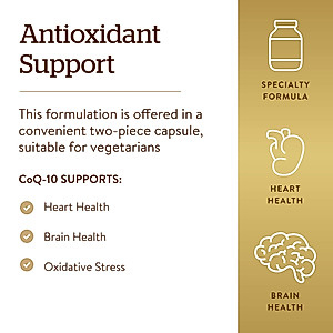 Solgar – Vegetarian CoQ-10 120mg, 60 Vegetable Capsules