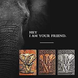 Leather Journal Writing Notebook - Antique Handmade Leather Daily Notepad Sketchbook, Elephant Gift For Men & Women, Travel Diary & Notebooks to Write in (Red, A6)