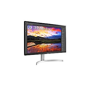 LG 31.5” HDR10 IPS UHD 4K Monitor (3840x2160) with DCI-P3 95% (Typ.), AMD FreeSync, Dynamic Action Sync, Black Stabilizer, MAXX Audio & Ergonomic Design (32BN67U-B)