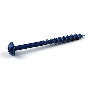 Kreg SML-C2B-50 Blue Kote Weather-Resistant Pocket Screws, 2 Inch #8 Coarse Thread, Maxi-Loc Head (50 Count)