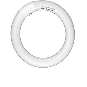 CHKADAWA FC8T9/CW Circular Fluorescent Light Bulb, 8 Inch Round T9 22W Circline Bulbs Replacement for Circle Ceiling Fixture, Cool White 4100K 1350 Lumens, G10q 4 Pin Base, 2 Pack