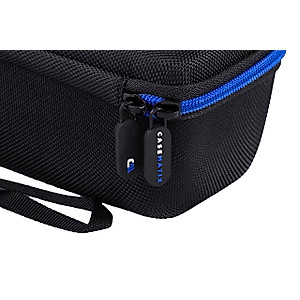 CASEMATIX Padded Microphone Case Compatible with AT2020 USB, AT2020USB Plus, AT2035, AT2050, AT4033A, AT4040, AT4050, ATR2500 USB with Windscreen and Small Cable Accessories, Case Only