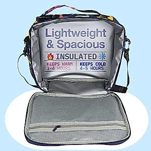 Mesa Lunch Bag for Kids - Kids Lunchbox for School, Daycare, Kindergarten - Insulated Lunch Box for Girls & Boys (Dinosaur)