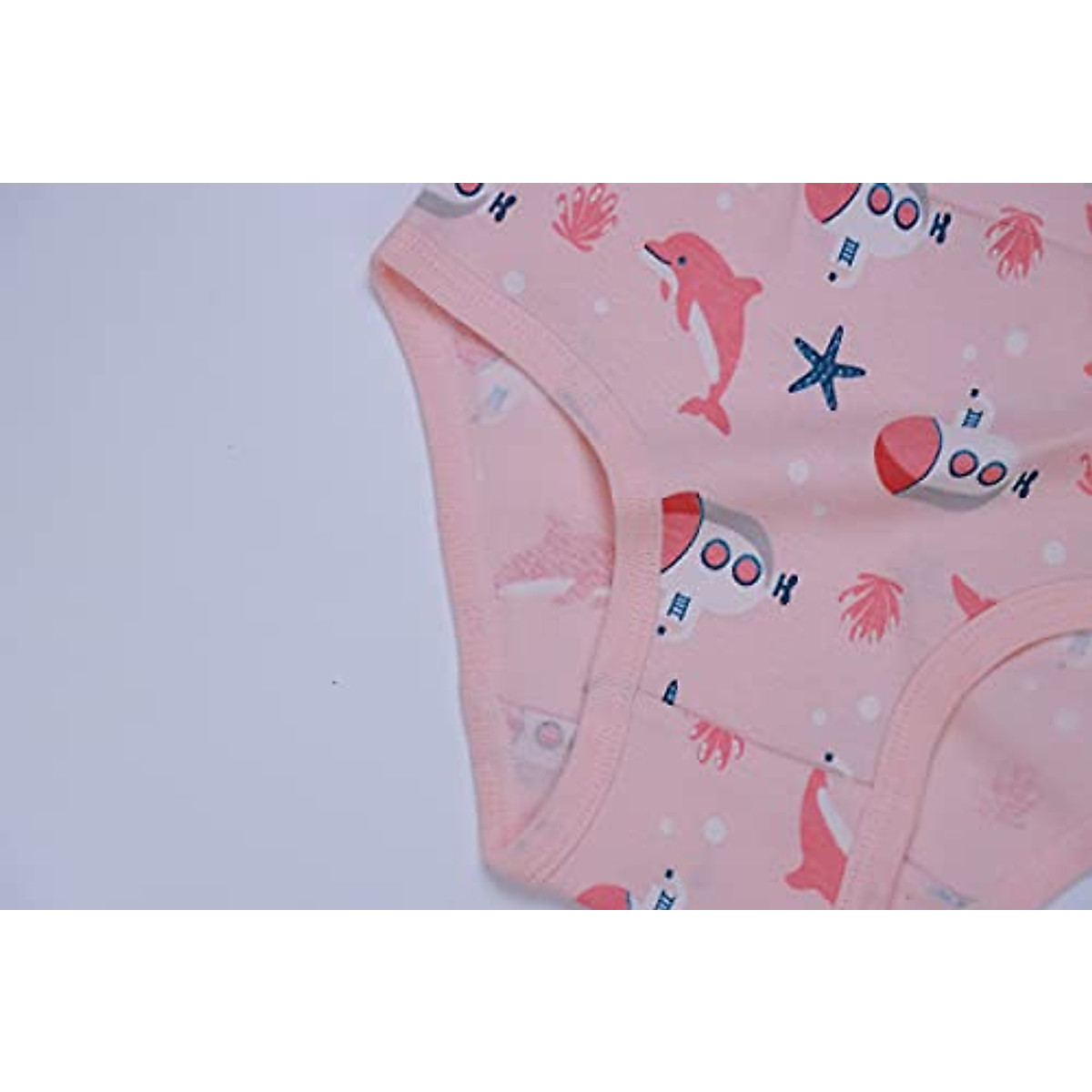 Baby Soft Cotton Underwear Little Girls'Briefs Toddler Training undershirts (Pack Of 6) 2t Rose