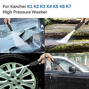 Yajuyi Pressure Washer Gun with Extension for Garden Watering 2175 PSI, Fan nozzle