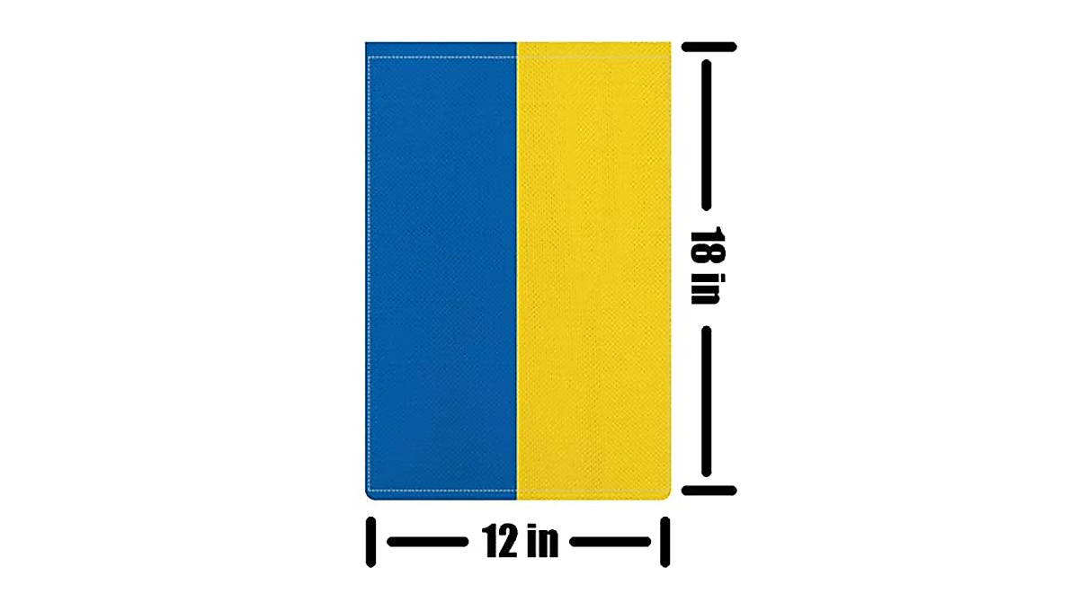 Vibrant Ukrainian Garden Flag - Double Sided & Durable