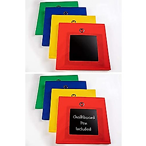 PINKBlUE Set of 4 Foldable Fabric Basket Bins, Collapsible Storage Organizer Cube 10.5 x 10.5 x 11 inch for Nursery, Playroom, Kids, Living Room