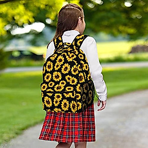 AllAnime Sunflower Backpack for Women Girls for School Work College Gifts