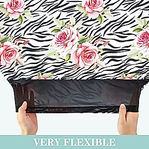 SYNPOS Nursing Covers for Breastfeeding, 360° Full Privacy Breastfeeding Cover, Multi-Purpose Baby Car Seat Cover, Shopping Cart Cover, Stroller Cover, Soft Nursing Apron for Breastfeeding