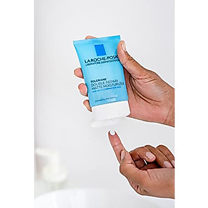 La Roche-Posay Toleriane Double Repair Matte Face Moisturizer, Daily Gel Moisturizer For Oily Skin Control with Niacinamide, Oil-Free, Non-Comedogenic, Moisturizing for Sensitive Skin