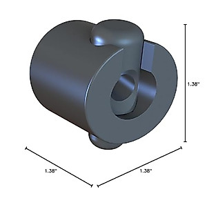 Bee Stinger Quick Disconnect, 10-Degree Down Angle, Black