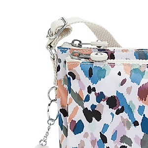 Kipling Mikaela Printed Crossbody Bag Dab Dab Grey
