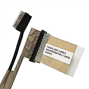 GinTai Laptop EDP FHD LCD Cable LED LVDS Video Screen Line Display Flex Cable Wire Replacement for DELL Alienware Area 51M R2 360HZ 067TH7 DC02C00RZ00 40PIN