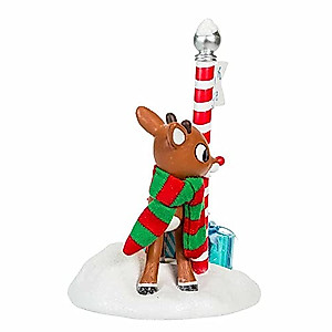 Kurt S. Adler Fabriché Rudolph North Pole Table Piece, 6.5, Multi-Colored
