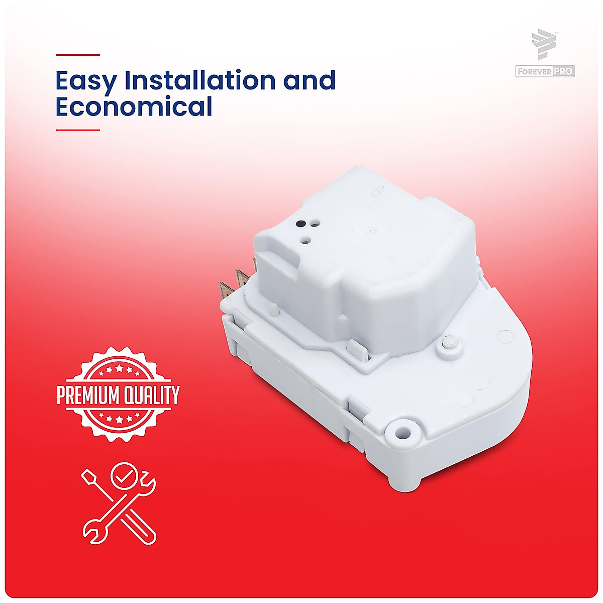 ForeverPRO 215846604 Timer-Defrost for Frigidaire Refrigerator 241809402 241809401 08000035 08003824