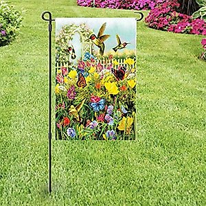 BULLETSHAKER Blank Garden Flag for Vinyl - Sublimation Flags Blank Polyester 3-Layer Weave Strands - DIY Plain Garden Flag 10Pcs 12 x 18 inches (30x45CM)