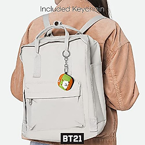 BT21 Official Merchandise for Galaxy Buds 2 Pro Case (2022) / Galaxy Buds 2 Case (2021) / Galaxy Buds Pro Case (2021) / Galaxy Buds Live Case (2020) - RJ