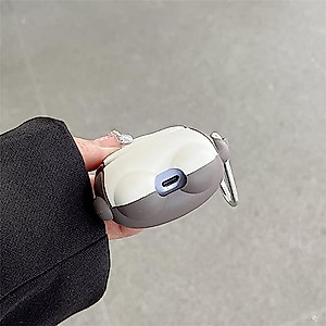 Earphone Case for Oppo ENCO Air3,Cute Cartoon Silicone Wireless Bluetooth Headphone Protector Cover for Oppo enco air 3 with Keychain (Shark)