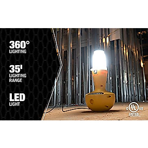 Wobble Light 111206 Wobbel Light LED, Yellow/Black