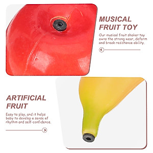 Generic 2 PCS Musical Hand Percussion Shakers Percussion Fruit Maracas Simulation Fruit Shakers for Adult Kids, T1347YMAO00B7I1ELB
