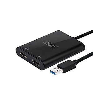 Club3D CSV-1474 USB 3.2 Gen1 Type A to HDMI Dual Monitor 4K60Hz