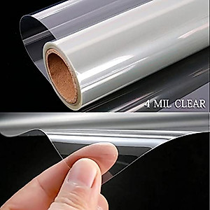 Window Security Film 23.6in X 19.7ft, Shackcom Tempered Glass Window Film Adhesive Anti-Shatter for Home, Office and Car (Clear)
