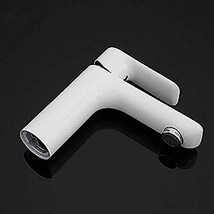 Kitchen Taps Kitchen Tap Kitchen Faucet New White Brass Bathroom Basin Faucet Hot and Cold Water Faucets Mixer Tap Sink Faucet Bath Sink Vanity Faucet