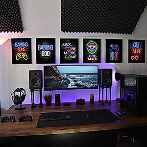 Gamer Room Decor Posters - Vibrant Video Game Wall Art for Boys