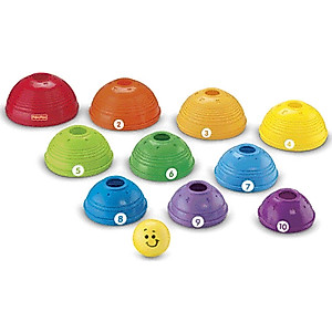 Fisher-Price Baby Toy Stack & Roll Cups, 10-Piece Stacking & Nesting Activity for Developmental Play Infants Ages 6+ Months