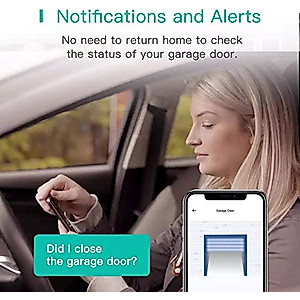 MHCOZY WiFi Wireless Smart Switch Relay Module for Smart Home 5V 5V/12V，Ba Applied to Access Control, Turn on PC, Garage Door (Smart Life app WiFi Garage Door Opener)