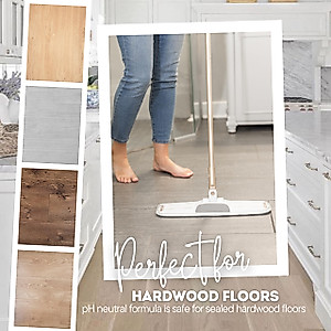 Quick Shine Hardwood Floor Luster 64oz | Plant-Based Cleaner & Polish w Carnauba | Simply Squirt & Spread | Don't Refinish It, Quick Shine It | Safer Choice Cleaner | Restore-Protect-Refresh