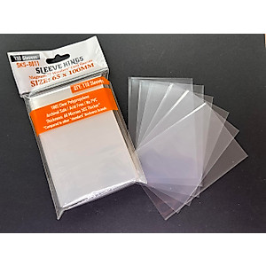Sleeve Kings Magnum 7 Wonders Card Sleeves (65x100mm) - 110 Pack, 60 Microns