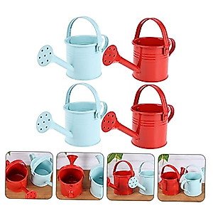 GANAZONO 8 pcs Tin Watering can Watering can Kids Plant Mister Plant Watering Water can for pots for Outdoor Plants Toddler Watering can Planting Indoor Filling Child Drinking Fountain Iron