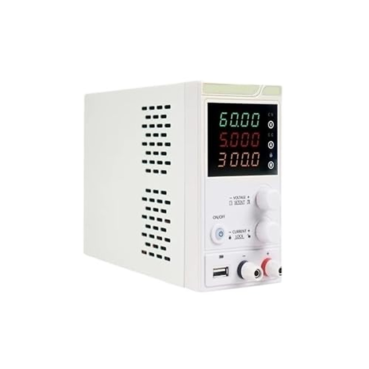 Adjustable DC Power Supply 100V 3A Workbench Power Supply Regulator Switch 220V/110V(TDP-605MF,220V)