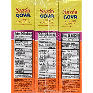 Goya Foods Sazón Seasoning With Azafran 3.52 Ounce (Pack of 3)