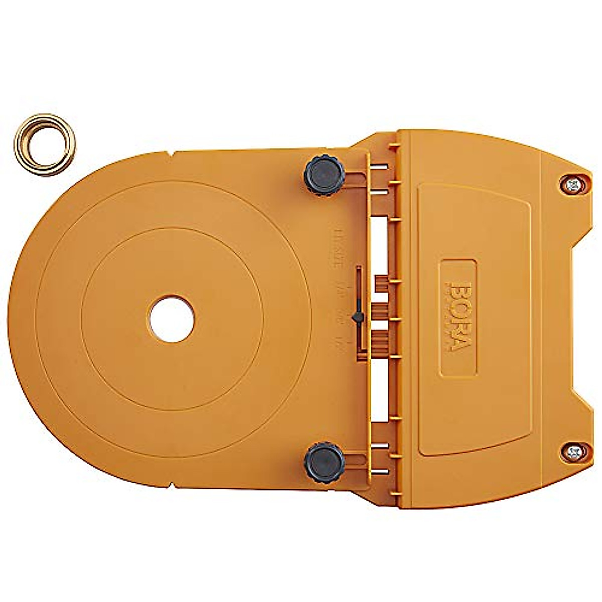 Bora Router Dado Jig, the Woodworking Router Guide That Allows For Precise, Straight Dados, Rabbets, and Mortises | 542005, orange