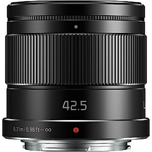 Panasonic LUMIX G LENS, 42.5MM, F1.7 ASPH., MIRRORLESS MICRO FOUR THIRDS, POWER OPTICAL I.S., H-HS043K (USA BLACK)