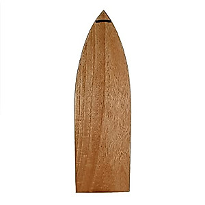 Veclotch Wooden Boat Decor with Shelf Hanging Wood Decoration for Wall, Rustic Nautical Standing Beach Theme Book Display Canoe Bathroom Bedroom Lake House