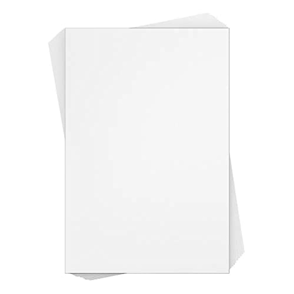 Reskid White Cardstock Thick Paper - 2 x 3.5" Blank Heavy Weight 110 lb Cover Card Stock - 100 Pack (2x3.5, inches)