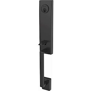 Schlage Lock Company FCT58CEN622 Century Handleset, Matte Black