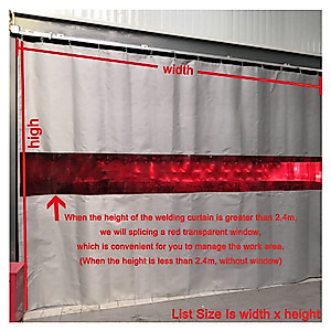 XXIOJUN-Shower Mat Industrial Welding Curtain, Welding Blanket Silicone Coated, Flame Retardant Fiberglass 650gsm Thick Welding Shield up to 1000°f, Weld Curtain for The Use by Welders, Cutters