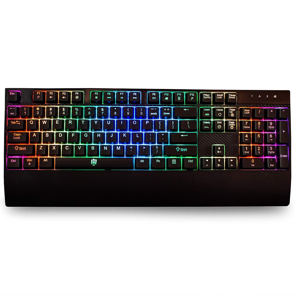Deco Gear MECHBRD100 Mechanical Gaming Keyboard - RGB Back Lighting - Anti-Ghosting Black - (Renewed)