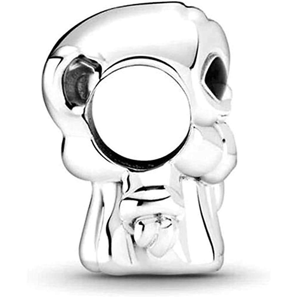 zhenliyin Zhenliyin S925 Sterling charms Silver Baby Yoda Master Star Wars Mandalorian Bead Bracelet child Cartoon Beaded Charm (1.yoda baby.)