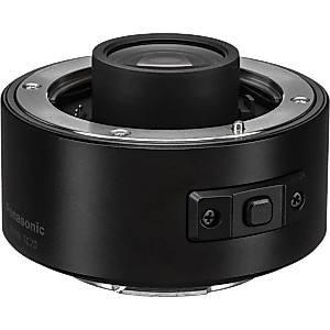 Panasonic LUMIX 2.0X Teleconverter Lens, Black (DMW-TC20)