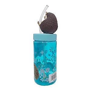 SIP WITH ME Trend Zoo Hedgehog Cup, Kids Water Bottle, Toddler Cups, Tumbler with Lid and Straw, Travel Sippy Cup for Water or Milk, Kids Cups with Lids for Toddlers 3 and Up, BPA Free Plastic, 12 oz