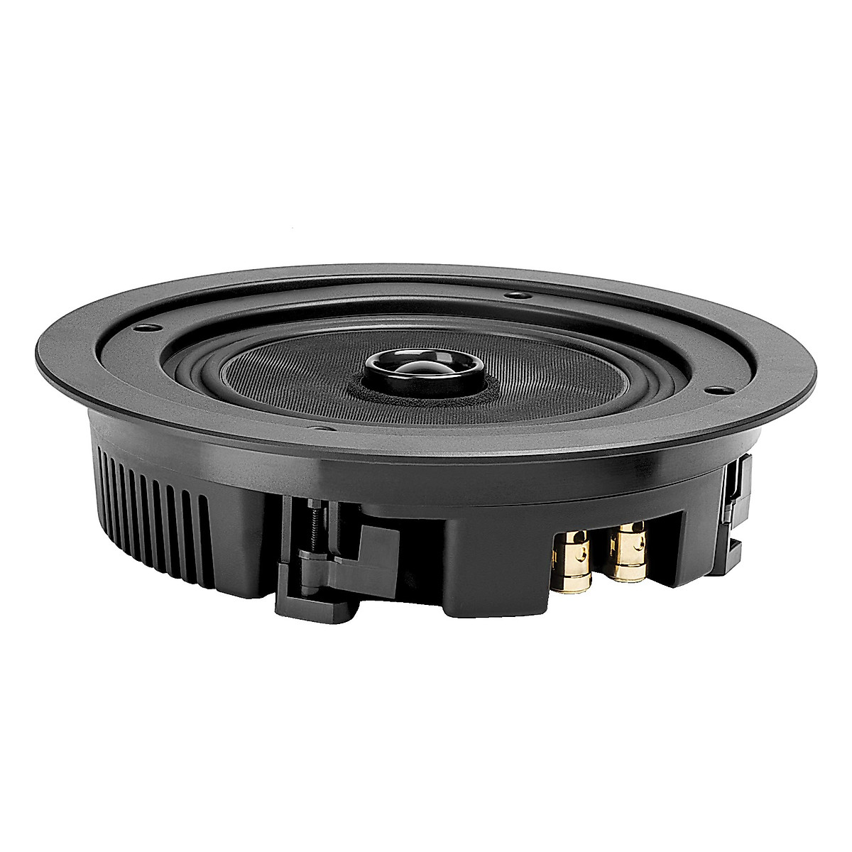 OSD Black 6.5" Super Shallow Mount Weather-Resistant in-Ceiling Speaker Pair - BK-R62SS