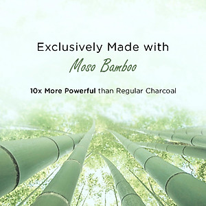 Moso Natural Air Purifying Bag 200g (7.05oz) 3 Pack. A Scent Free Odor Eliminator for Cars, Closets, Bathrooms, Pet Areas. Premium Moso Bamboo Charcoal Odor Absorber. Two Year Lifespan (Charcoal Grey)