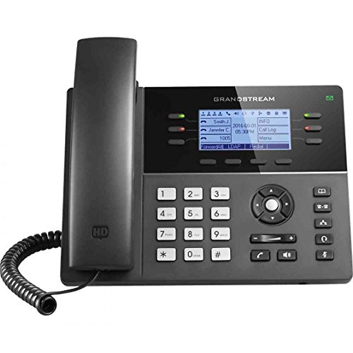 Grandstream GS-GXP1760 Mid-Range IP Phone with 6 Lines VoIP Phone and Device, 3