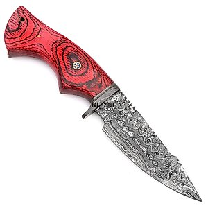 PAL 2000 KNIVES BOW-2057 Custom Handmade Damascus steel Bowie Knife With Sheath